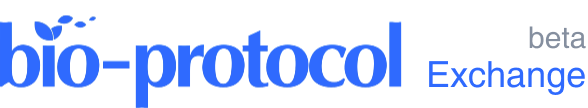 Bio-protocol Exchange, a platform for researchers to find, share and ...